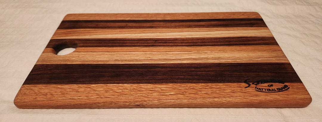 Handcrafted Red Oak, Texas Oak & Black Walnut Bread Board* – S ...
